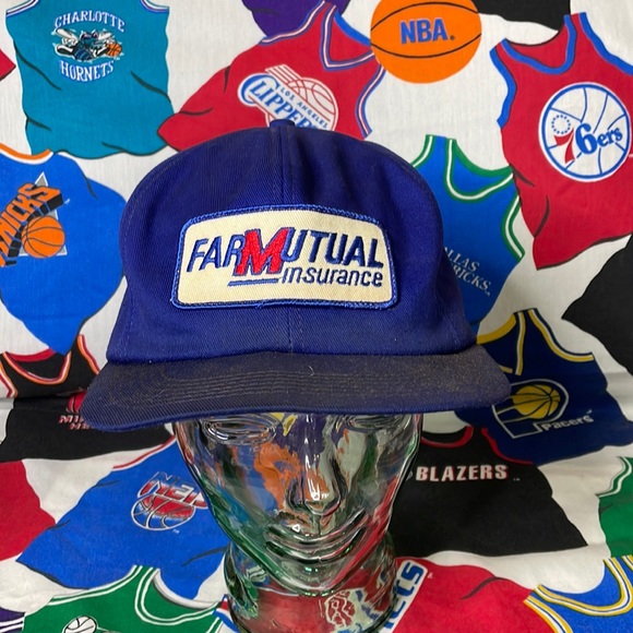 Vintage | Accessories | Vintage K Products Farmutual Insurance Snapback ...